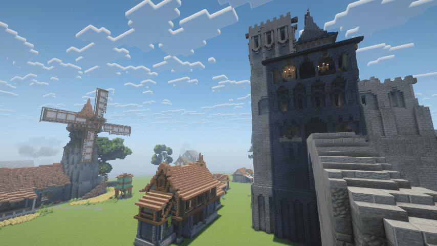 Bundle Medieval Horizon, Minecraft Schematic